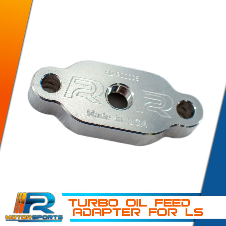 Turbo Oil Feed Adapter for LS - R2 Motorsports